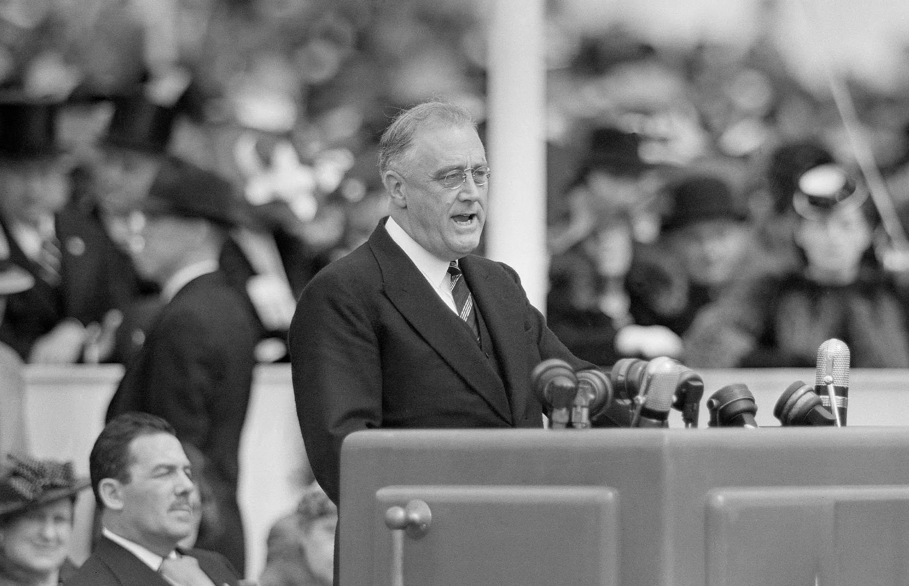 Franklin D. Roosevelt Speaking 1939 FDR POSTER PICTURE PHOTO PRINT BAN ...