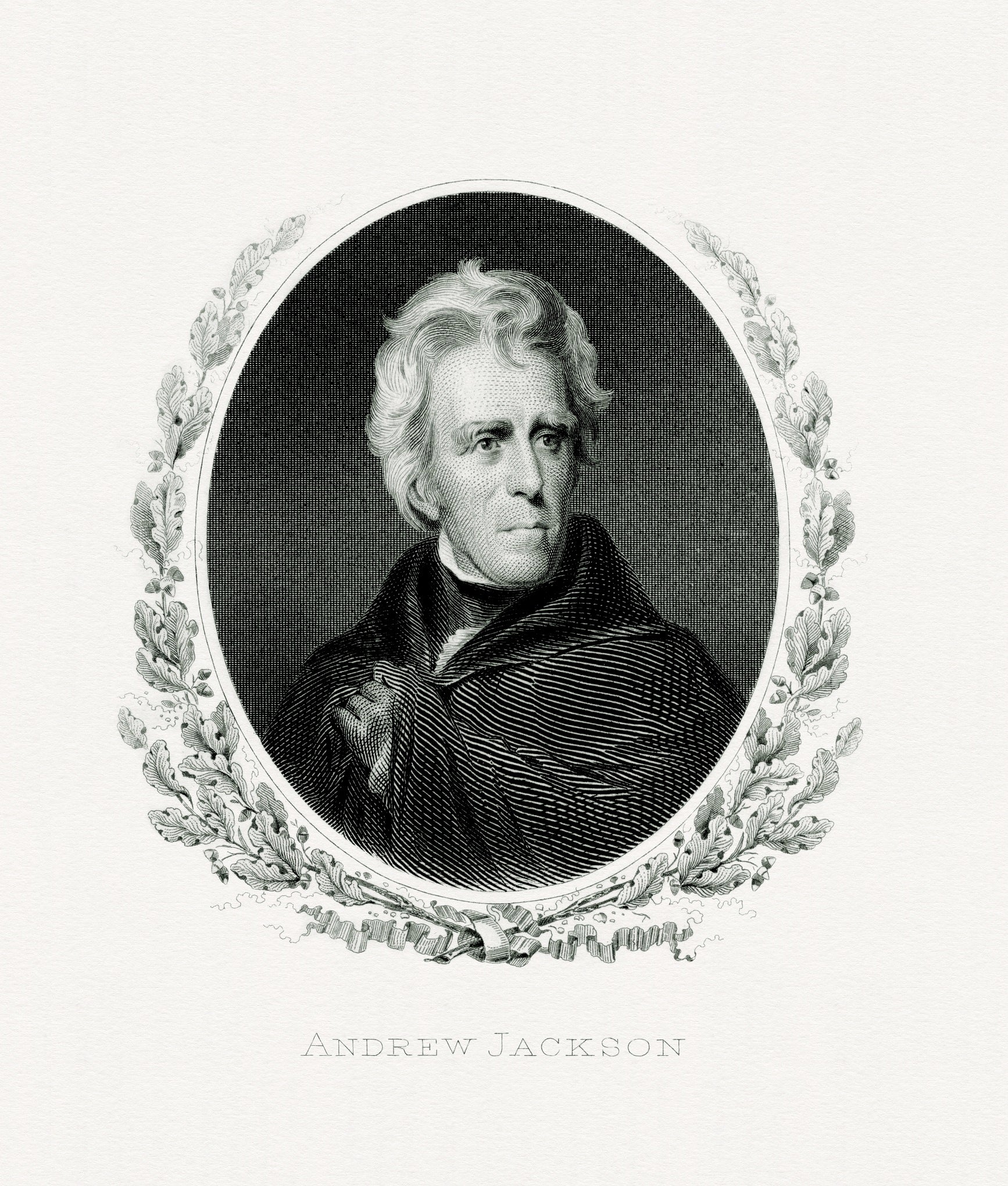 Andrew Jackson Engraving President Glossy Poster Picture Photo Print B ...