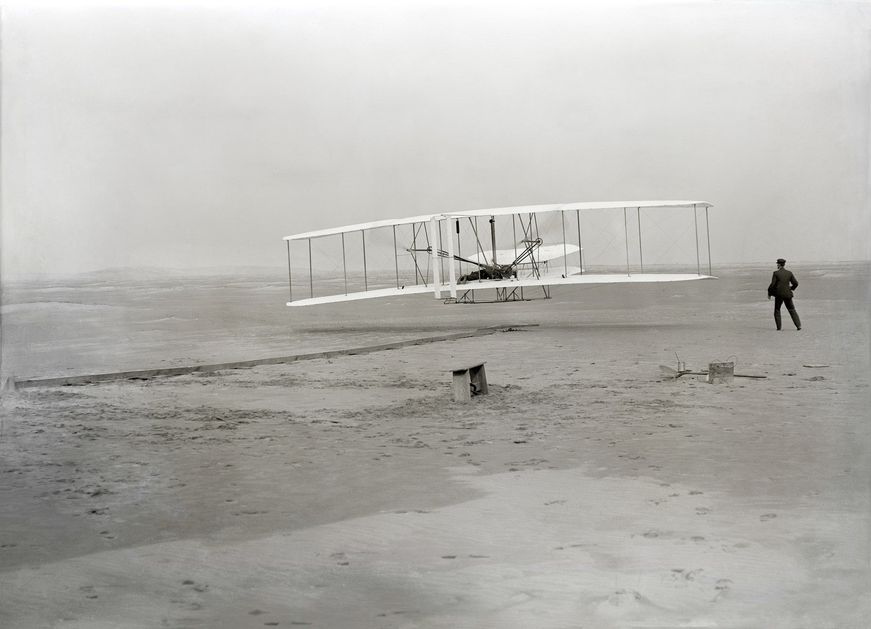Wright Brothers Kitty Hawk Flight Glossy Poster Picture Photo Print Ba ...