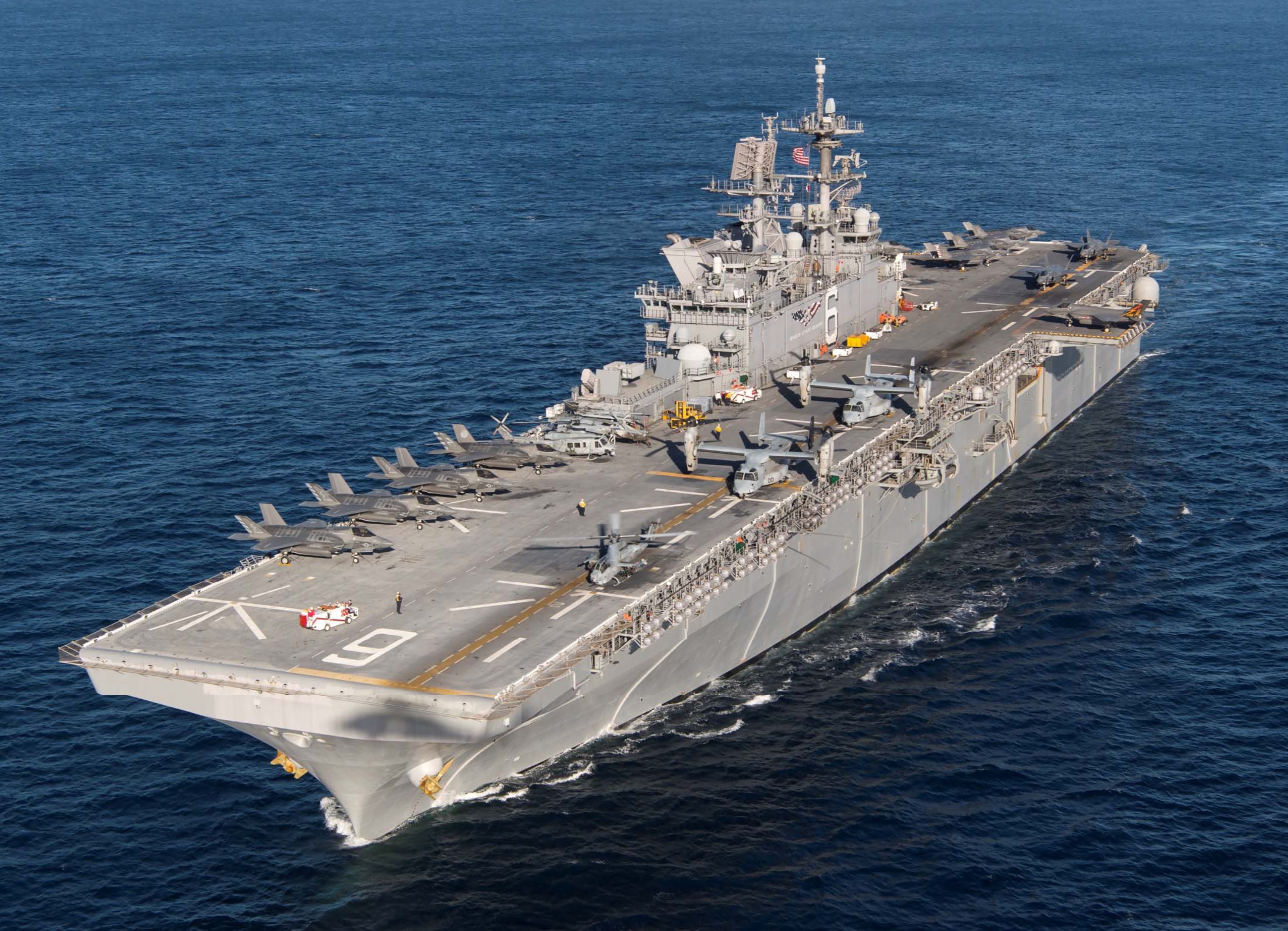 Uss America Lha-6 Assault Ship Glossy Poster Picture Photo Print Banne ...