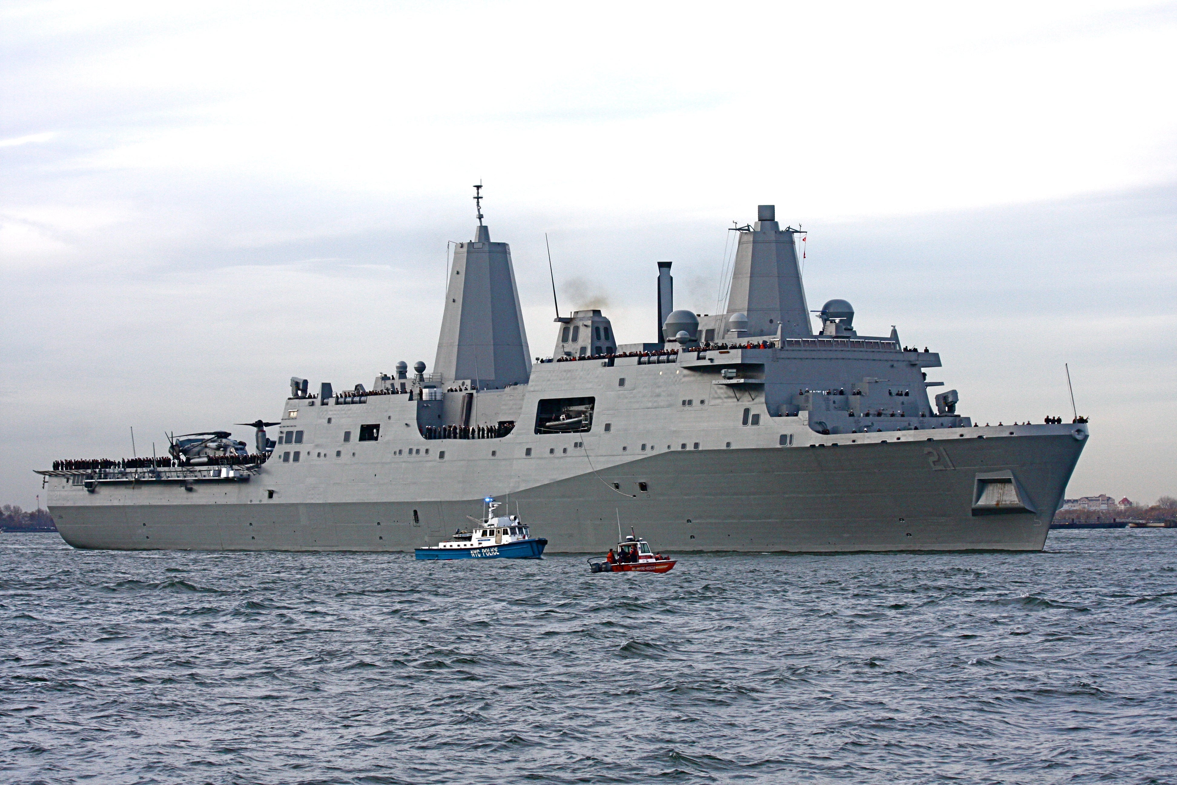 Uss New York San Antonio Ship Glossy Poster Picture Photo Print Banner ...