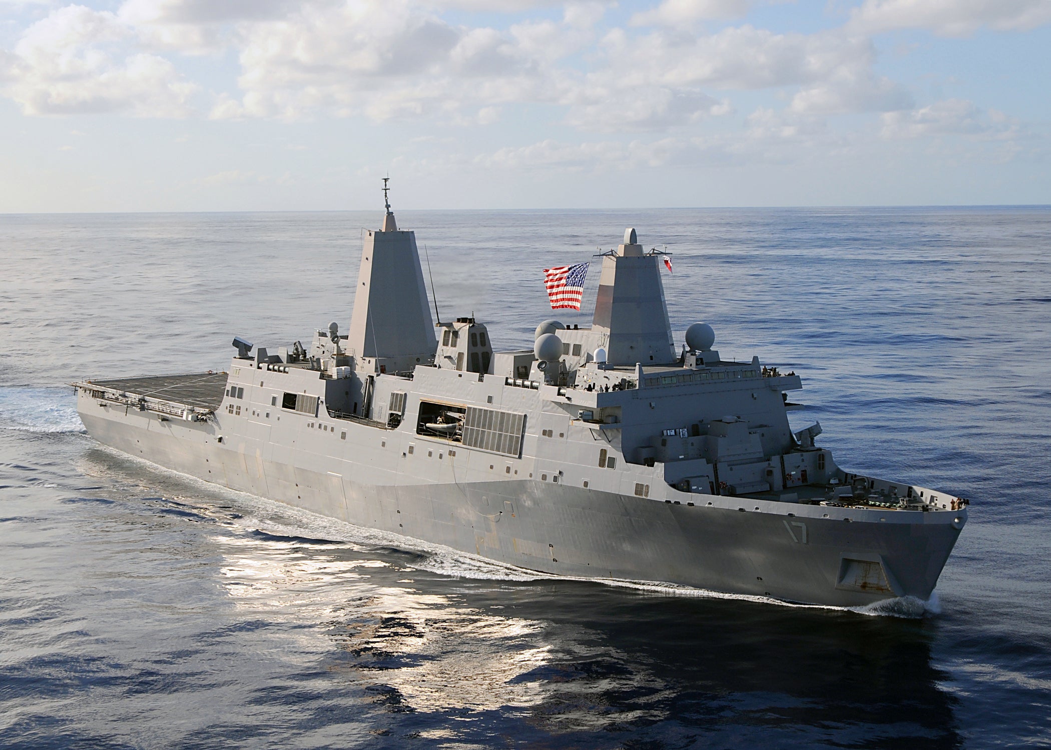 Uss San Antonio Transport Navy Ship Glossy Poster Picture Photo Print ...