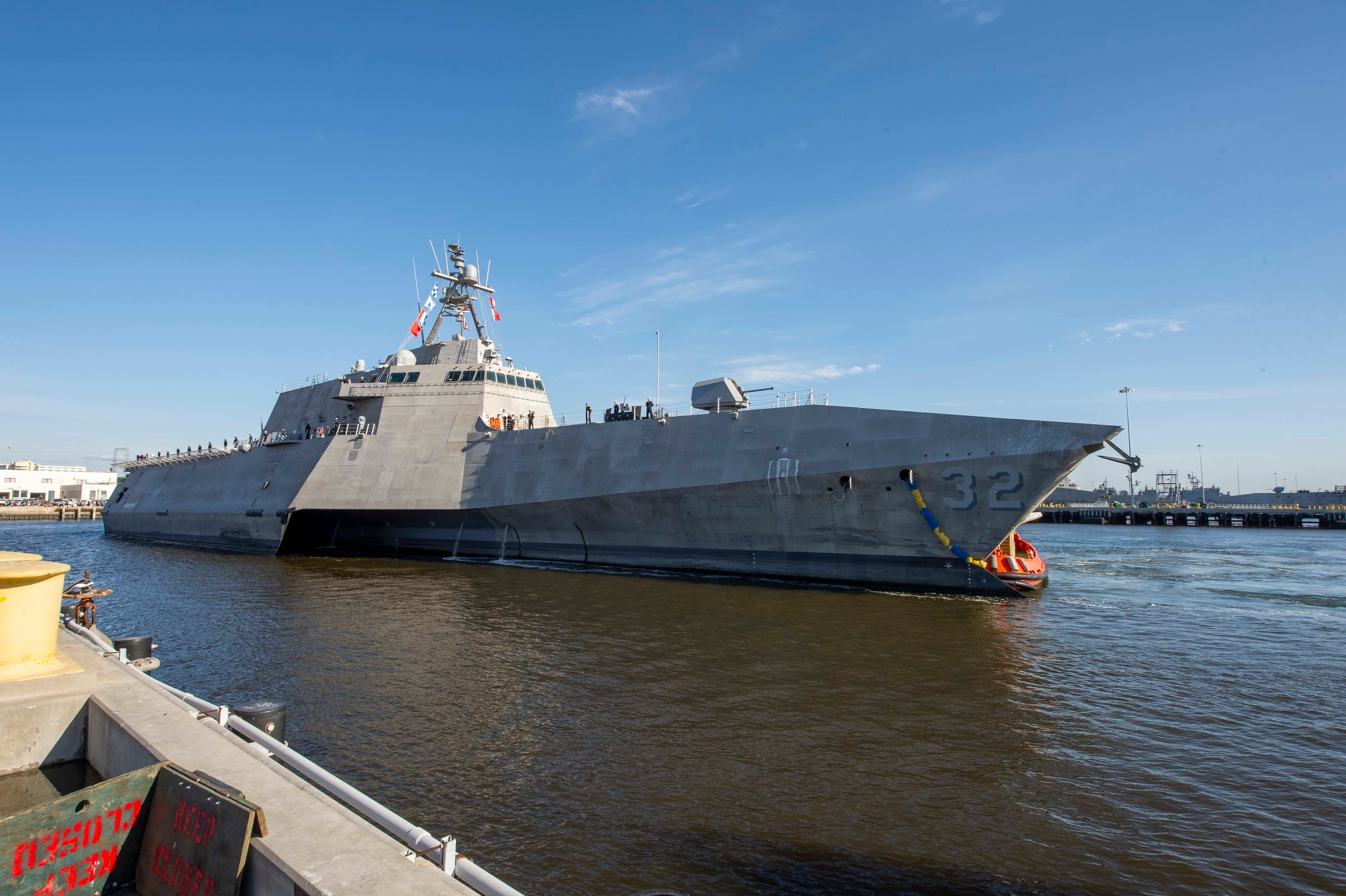 Uss Santa Barbara Lcs-32 Navy Ship Glossy Poster Picture Photo Print B ...