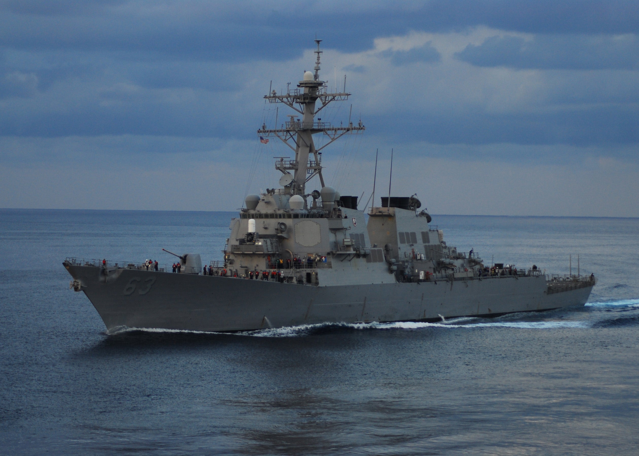 Uss Stethem Arleigh Burke Class Destroyer Navy Ship Glossy Poster Pict ...