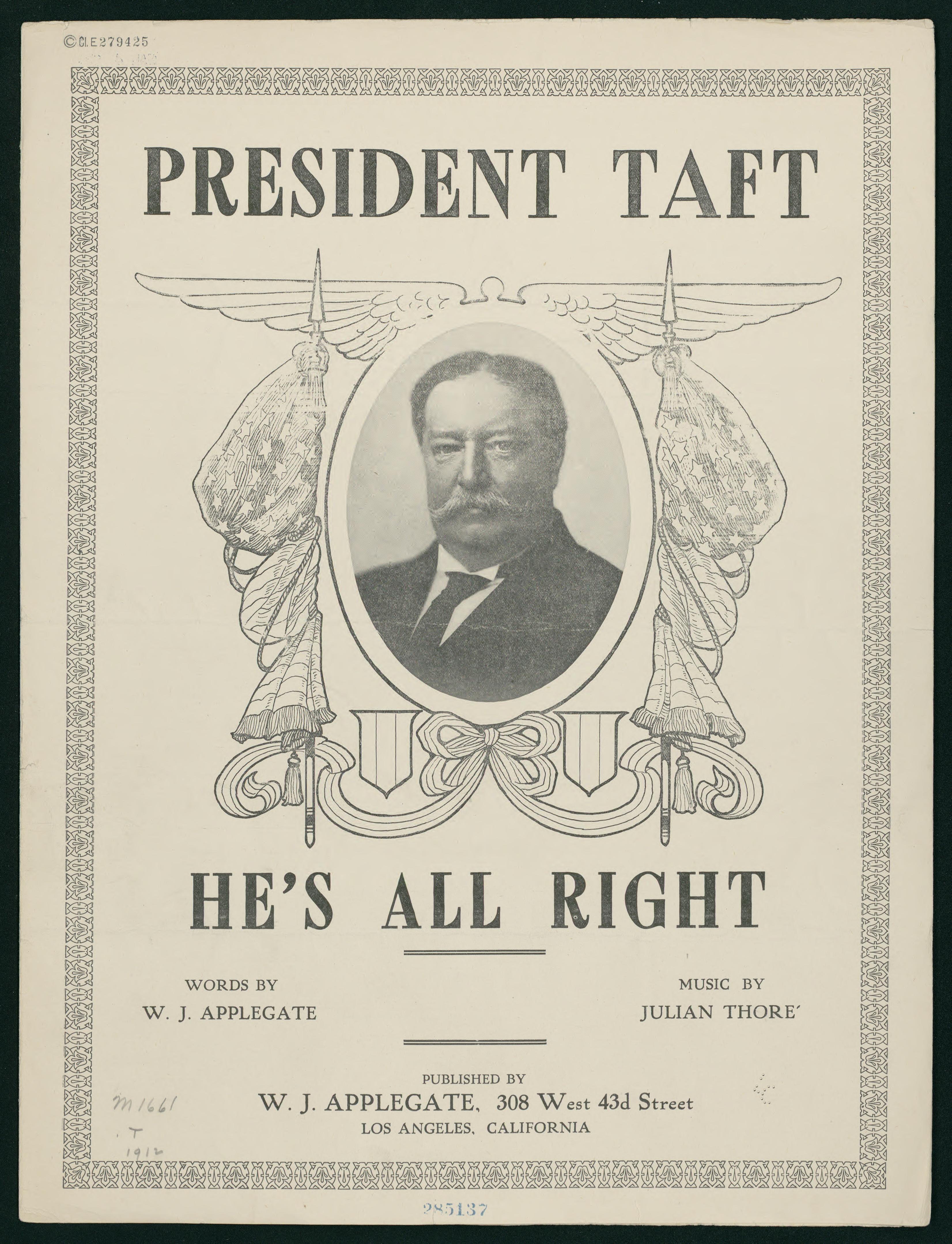 William Howard Taft Campaign Ad Glossy Poster Picture Photo Print Bann ...