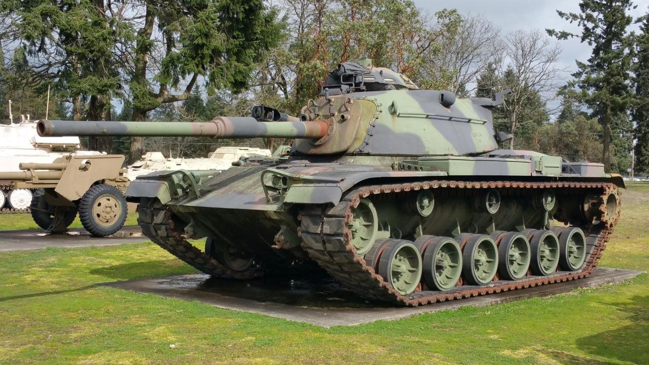 M60 Patton Tank Fort Lewis Museum Glossy Poster Picture Photo Print Ba ...