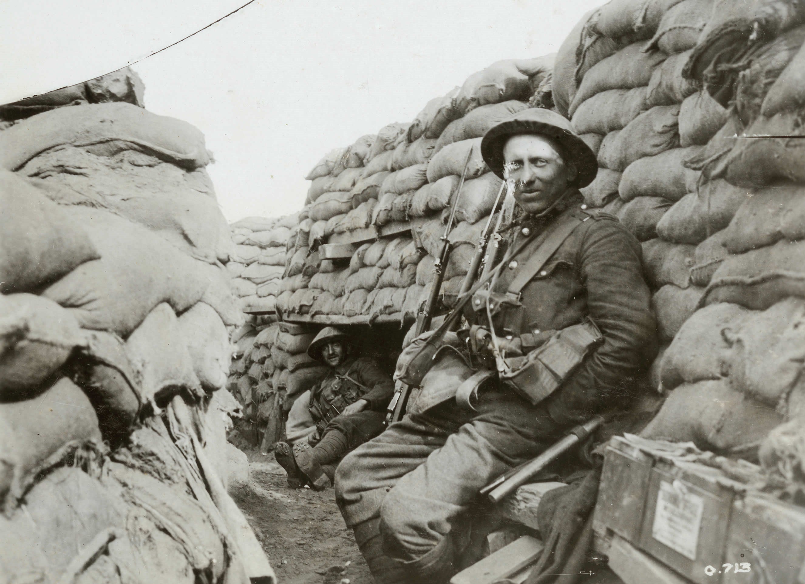 Ww1 Wwi Sandbags Trenches Glossy Poster Picture Photo Print Banner Con ...