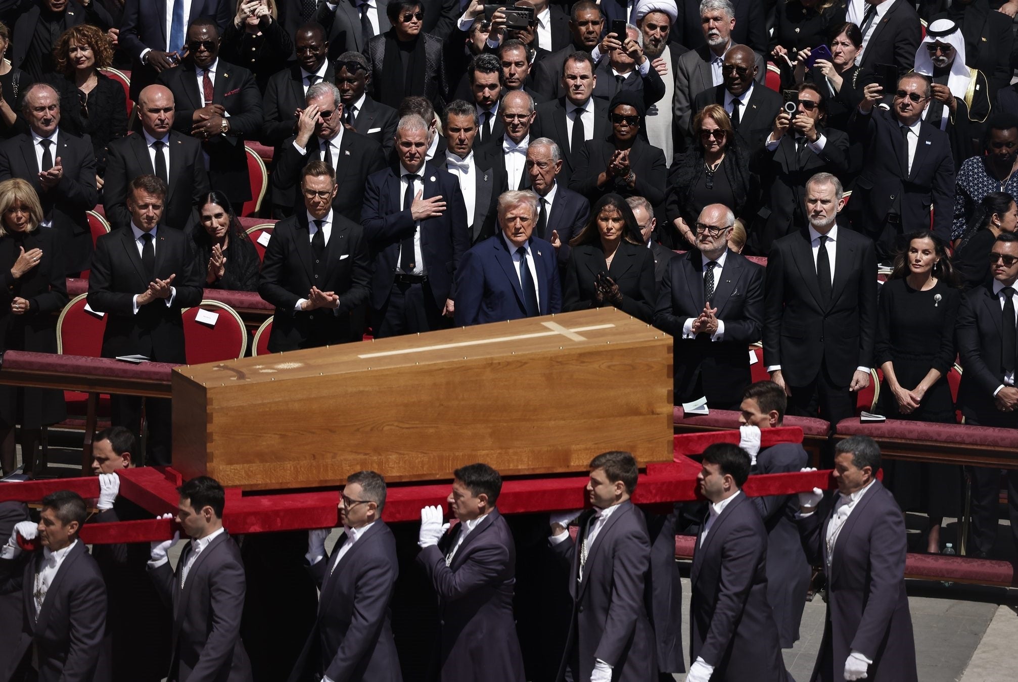 Pope Francis Funeral Casket GLOSSY POSTER PICTURE PHOTO PRINT BANNER C ...