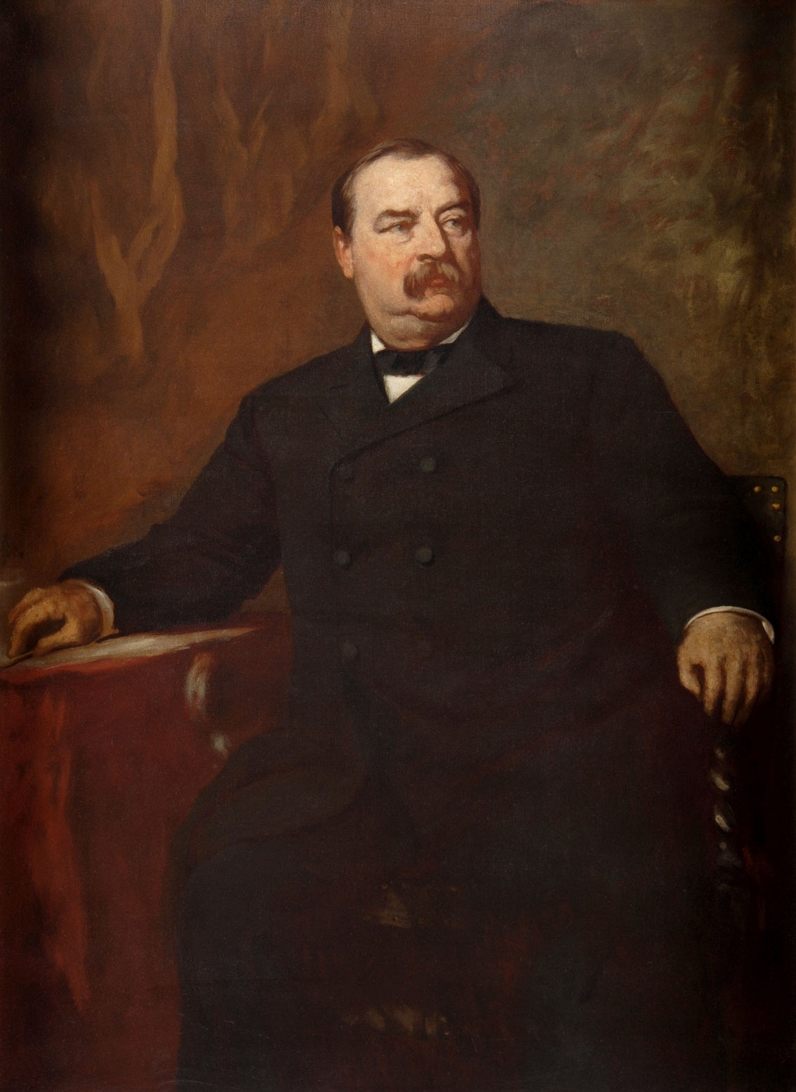 Grover Cleveland 1899 Portrait Glossy Poster Picture Photo Print Banne ...