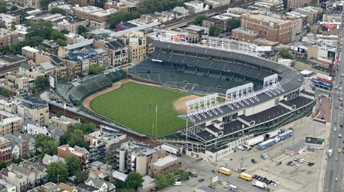 Wrigley Field Chicago Cubs Glossy Poster Picture Photo Banner Stadium ...