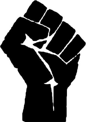 BLACK LIVES MATTER POWER FIST BLM SYMBOL POSTER PICTURE PHOTO BANNER P ...
