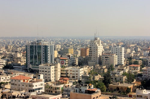 GAZA CITY SKYLINE GLOSSY POSTER PICTURE PHOTO BANNER PRINT PALESTINE e ...