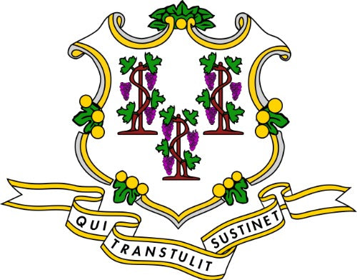 State Of Connecticut Coat Of Arms Glossy Poster Picture Banner Print P ...